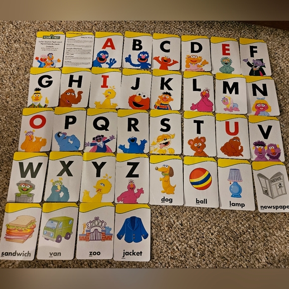 Toys | Sesame Street Letter Sounds Flash Cards | Poshmark